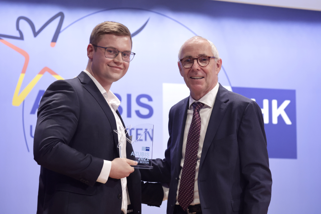 Packmitteltechnologe auf der Nationalen Bestenehrung in Berlin ...